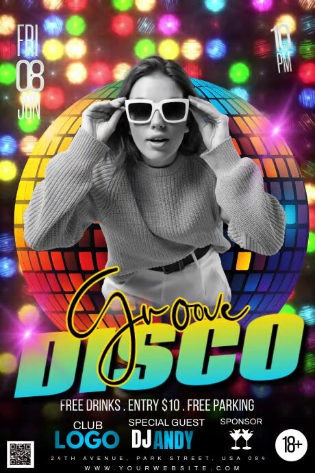 Groove Disco Template | PosterMyWall