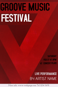 Groove festival Template | PosterMyWall