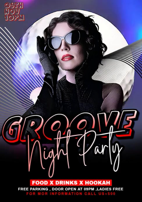 groove night party Template | PosterMyWall