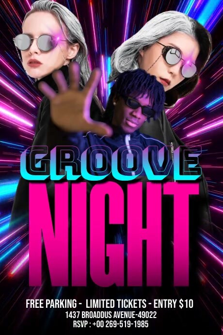 Copy of Groove Night Party | PosterMyWall