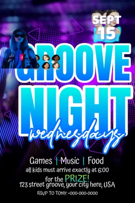 Copy of Groove Party Video | PosterMyWall