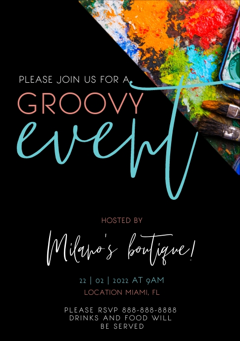 GROOVY EVENT Template | PosterMyWall