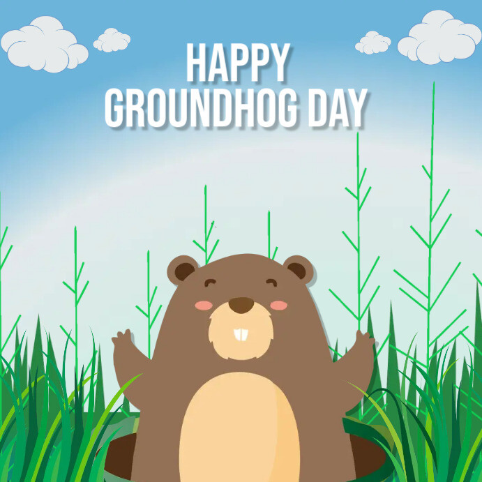 Groundhog day Template | PosterMyWall