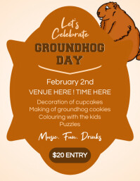 Groundhog Day Template | PosterMyWall