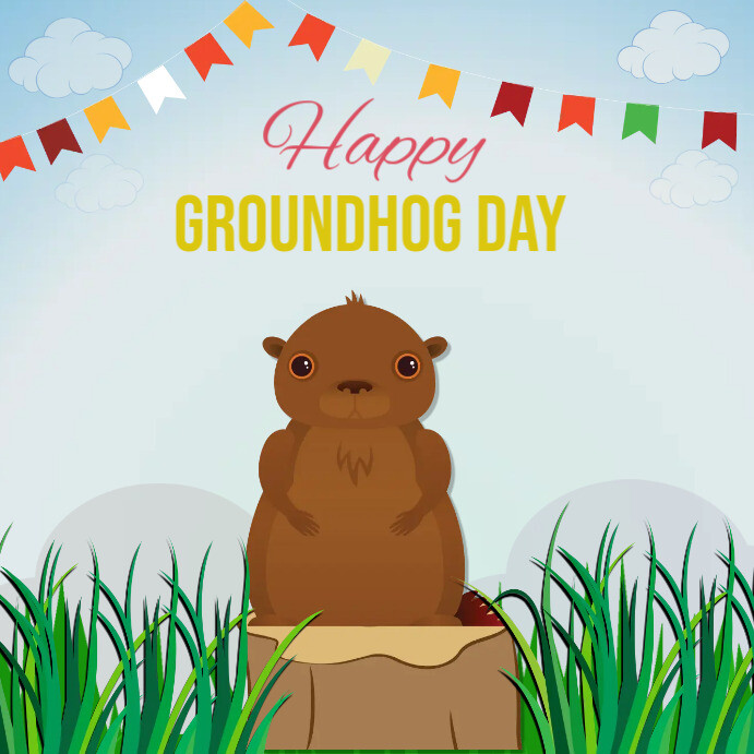 Groundhog day Template | PosterMyWall