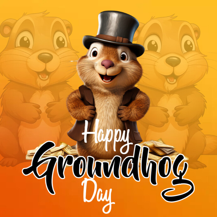 groundhog day flyer Template | PosterMyWall