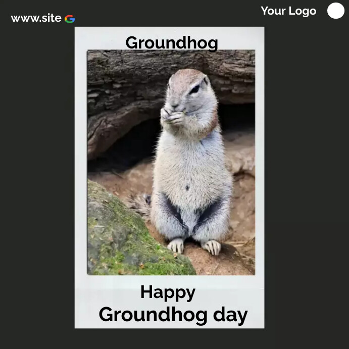 Groundhog day flyer template | PosterMyWall