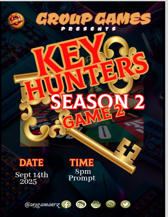Group games season announcement poster design Template | PosterMyWall