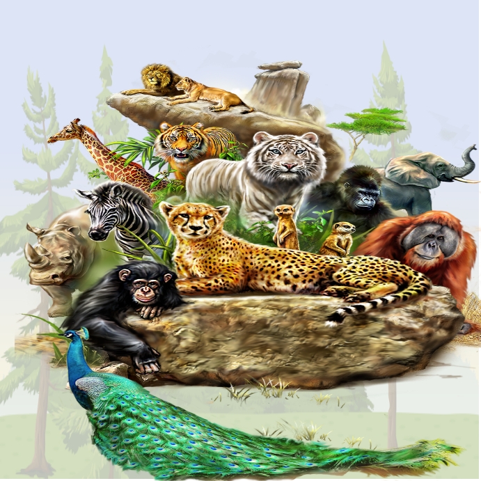 Copy of Group of animals poster design | PosterMyWall