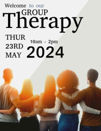 GROUP THERAPY (1) Template | PosterMyWall