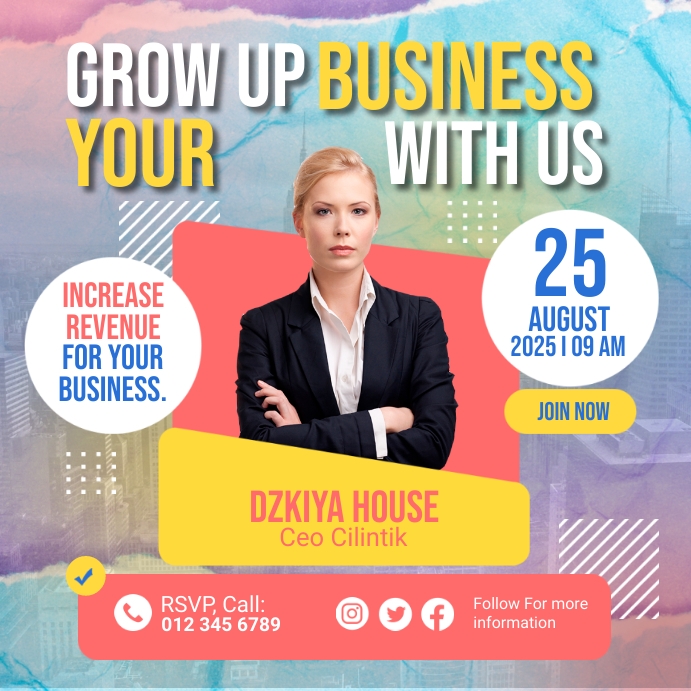 Grow Business Ads Template | PosterMyWall