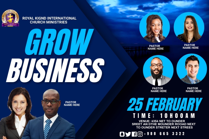 grow business Template | PosterMyWall