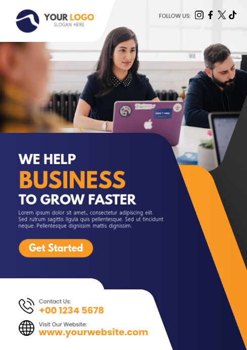 Copy of Grow Business Social Media Template | PosterMyWall