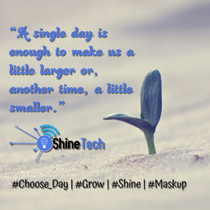 Grow up everyday Template | PosterMyWall