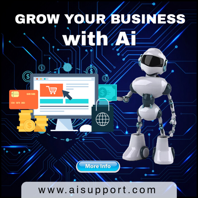 Copy of Grow up your business with ai | PosterMyWall