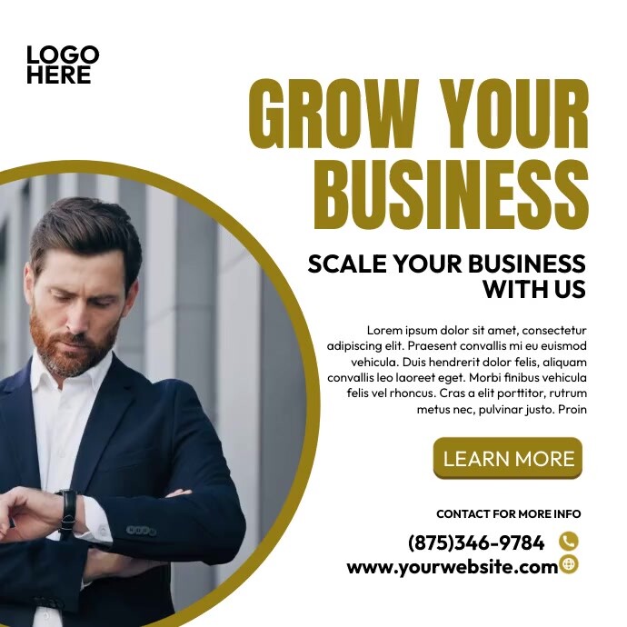 Copy of Grow Your Business Ads | PosterMyWall