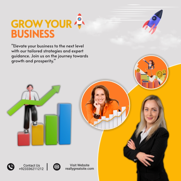 Copy of Grow Your Business | PosterMyWall