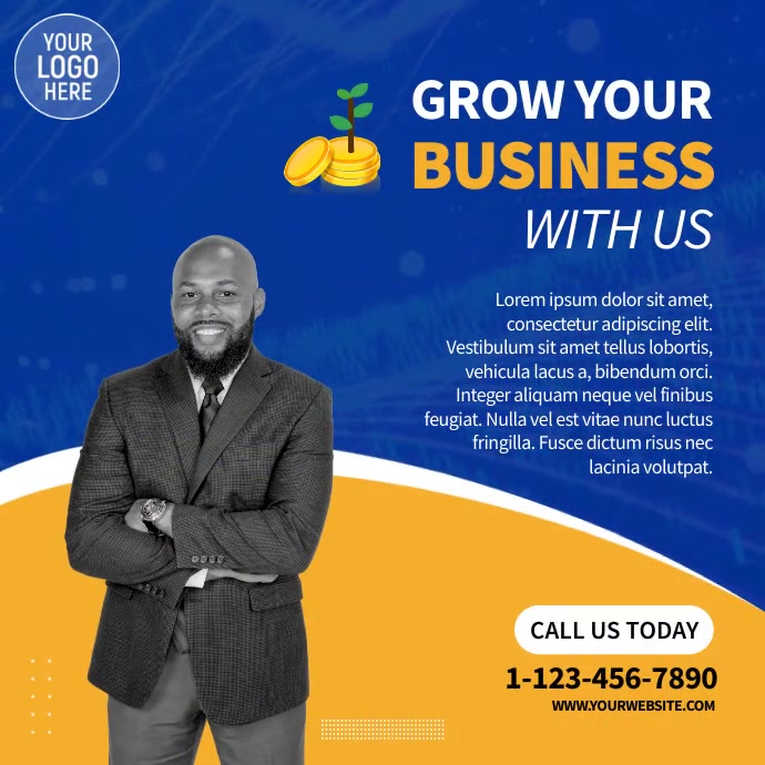 Grow Your Business Video Ad Template | PosterMyWall