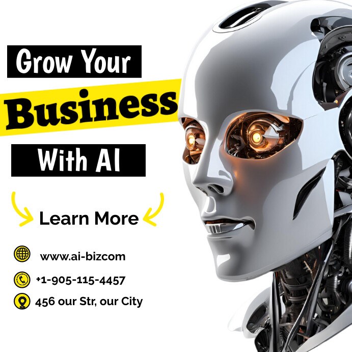 Plantilla de Grow Your Business With Ai Instagram Post | PosterMyWall