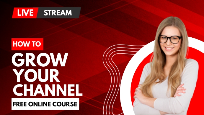 GROW YOUR CHANNEL THUMBNAIL Template | PosterMyWall