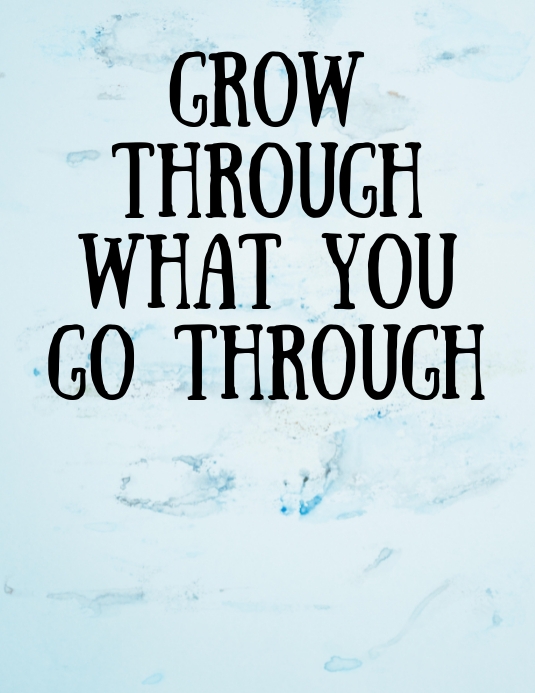 Copy of Growing on daily basis quote template | PosterMyWall