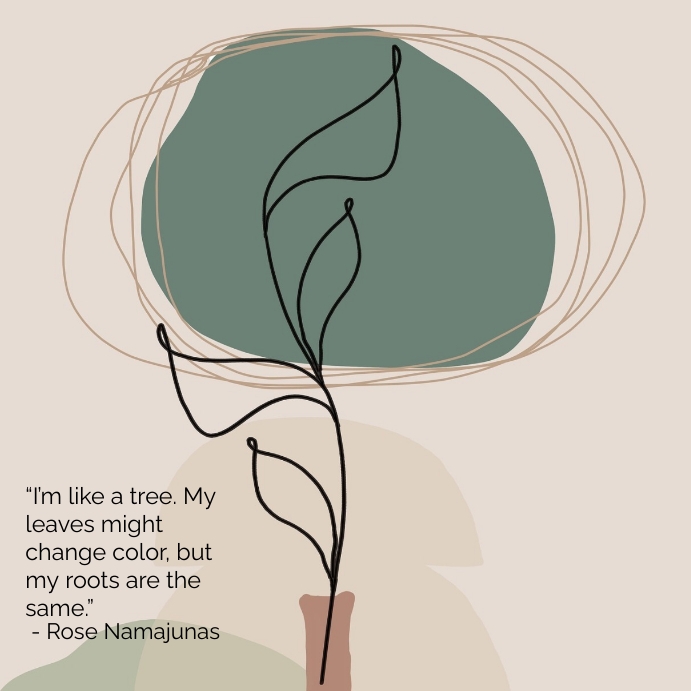 Growing tree quote - inspirational (nautrals) Template | PosterMyWall
