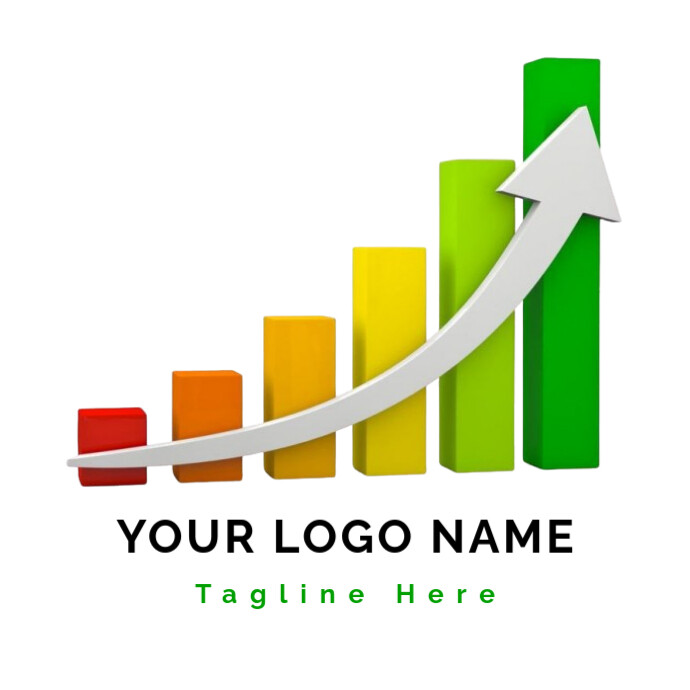 Copy of Growth Chart Up Graph Logo | PosterMyWall