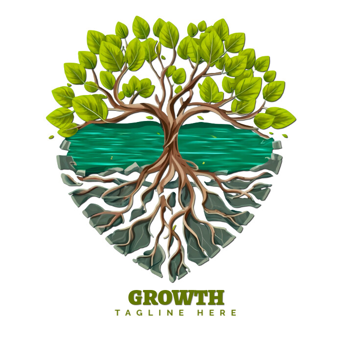 Growth logo Template | PosterMyWall