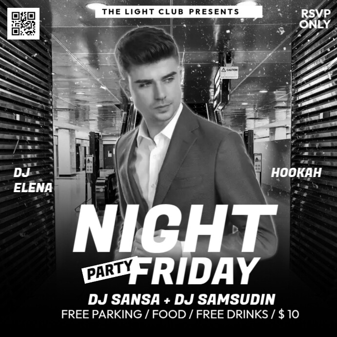 Grudge Friday Night Party Template | PosterMyWall