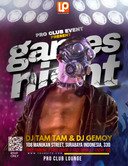 Plantilla de Grudge Night Party | PosterMyWall