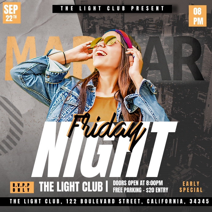 Grudge Party Design Template | PosterMyWall