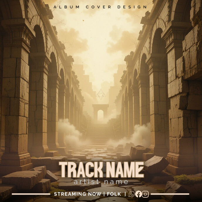 Grunge Ancient Stone Texture With Sacred Minimalist Blend For Album ...
