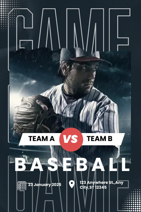 Baseball Game Poster Ideas
