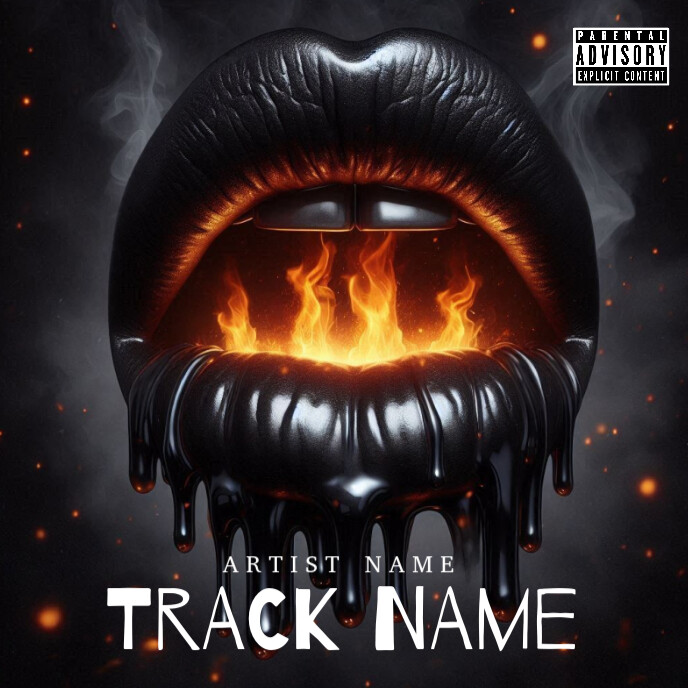 Copy of Grunge Best Lips Mixtape Rap Cover Album Cover | PosterMyWall