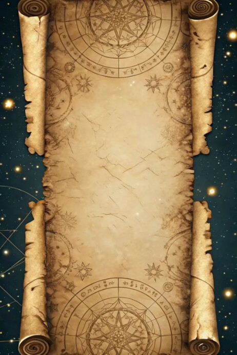 Grunge Magical Vintage Scroll Template Poster | PosterMyWall