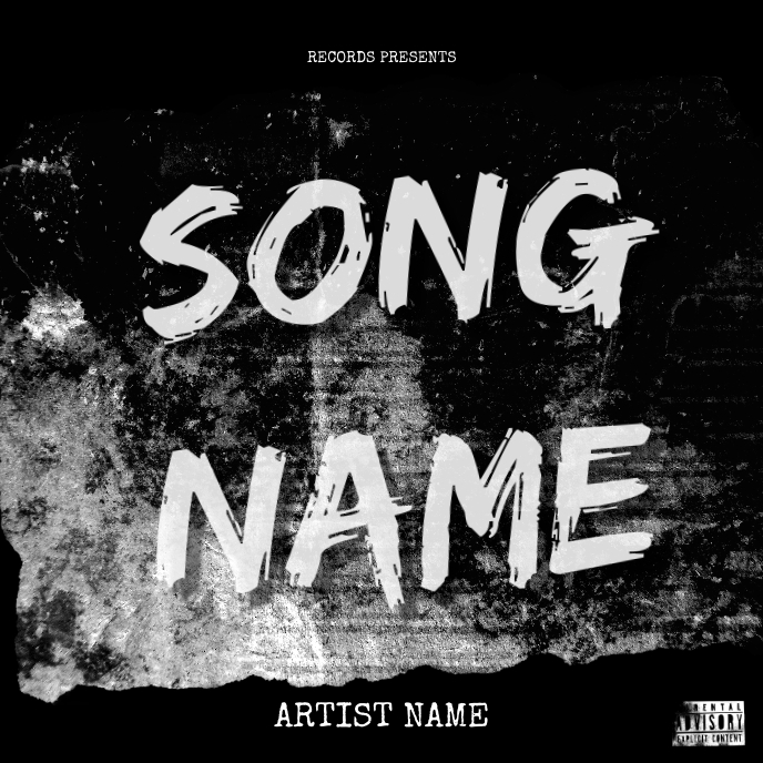 GRUNGE Mixtape Cover Art Template | PosterMyWall