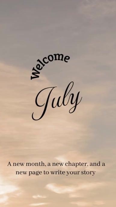 Grunge New Month Of July Instagram Reel Template | PosterMyWall