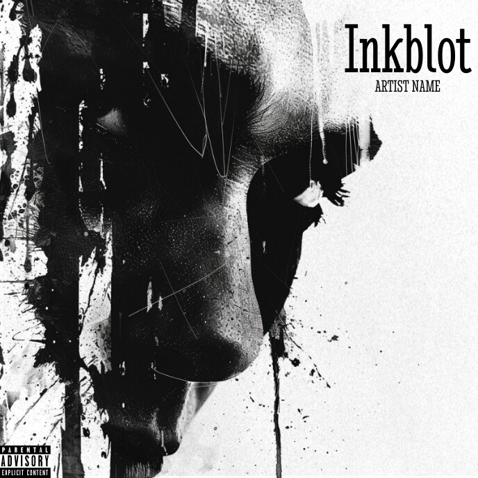 Copy of Grunge Rock Music Face In Ink Album Cover | PosterMyWall