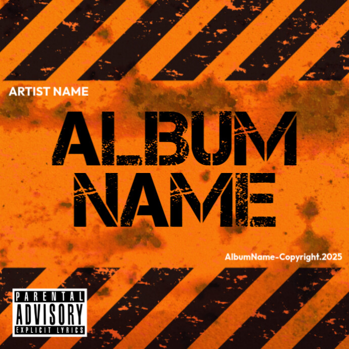 Grunge Urban Way Album Cover Template | PosterMyWall