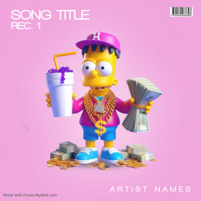 GSG - Single Mixtape Song EP Album Cover Art Artwork Template Premade ...