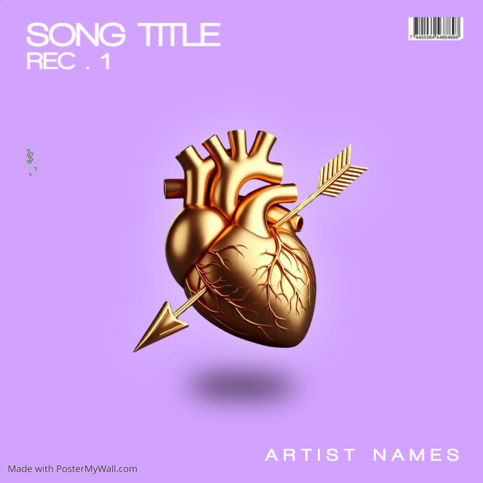 GSV - Single Mixtape Song EP Album Cover Art Template | PosterMyWall