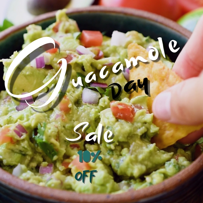Modèle Journée Du Guacamole | PosterMyWall