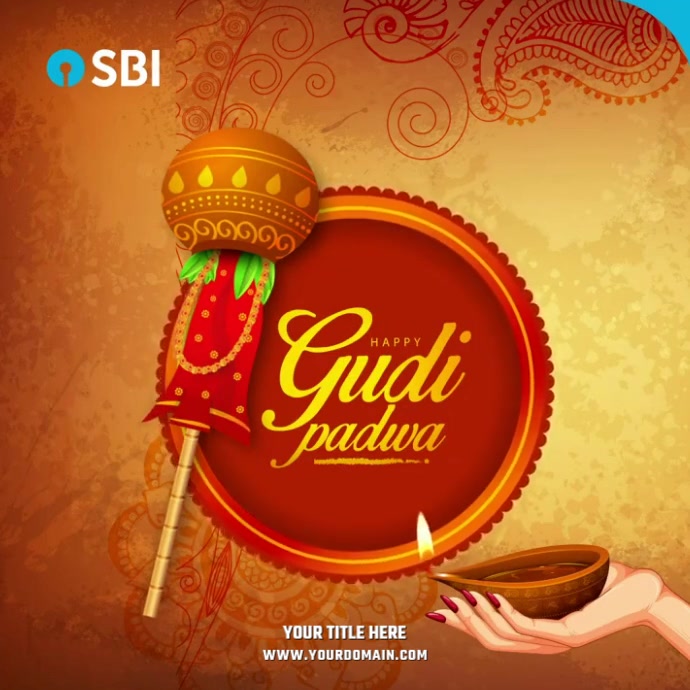 Modèle Gudi padwa | PosterMyWall