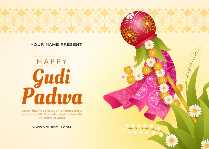 Copy of Gudi padwa | PosterMyWall