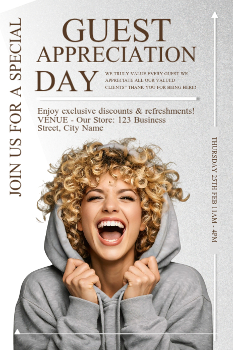 Copy of Guest Appreciation Day flyer | PosterMyWall