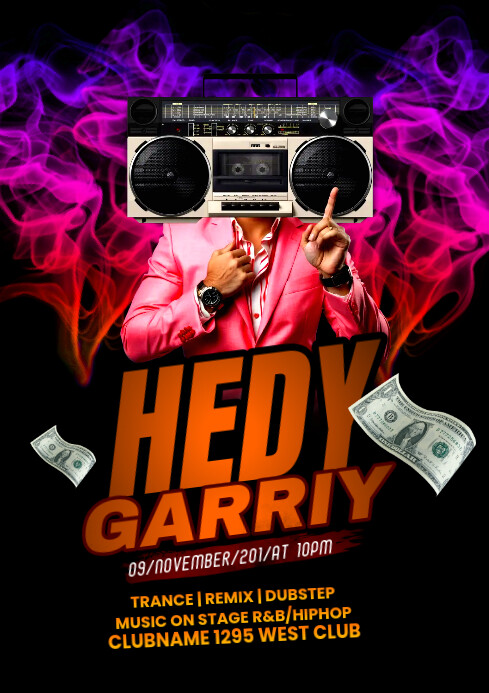 Guest Artist Flyer Template | PosterMyWall