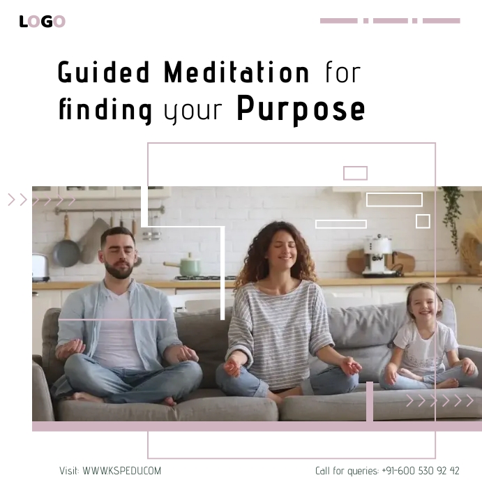 Guided Yoga Meditation Class Advertisement Template | PosterMyWall