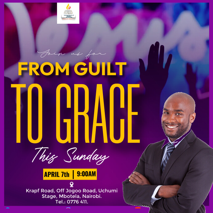 guilt and grace Template | PosterMyWall