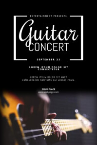 old newspaper concert event flyer template newsletter | PosterMyWall