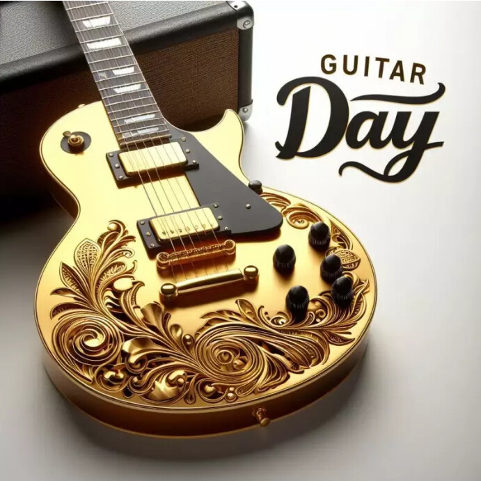 Guitar Day template flyer | PosterMyWall